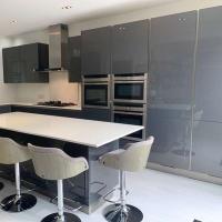 China Modern Quartz Stone Countertop Italian Furniture for Smart Folding Small Kitchen Cabinets for sale