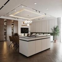 China Modern Quartz Stone Countertop Italian Furniture for Smart Folding Small Kitchen Cabinets for sale