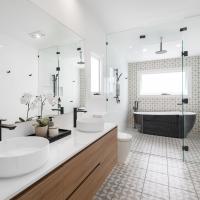China Small Rectangle Wall Hanging Bathroom Vanity Sink with Bath Tub and Mirror Included for sale