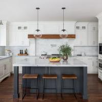 China Kitchen Units Melamine Board Carcase Material Complete Prefab Fitted Modern Designs for sale