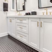 China Water Resistant Plywood Bathroom Cabinets Vanity for Modern Apartment Organization for sale