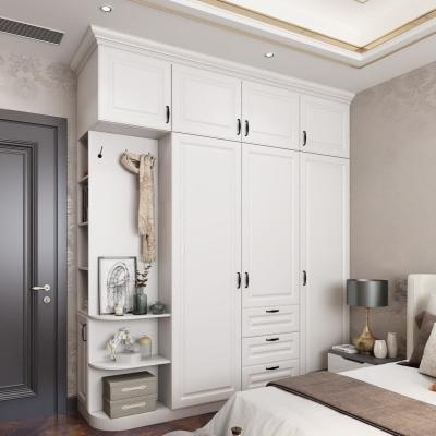China Modern Wooden High End Closet Storage Bedroom Wardrobe with Moisture Resistance Material for sale