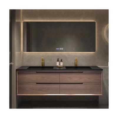 China 2024 Modern Style Bathroom Vanities with Handle-Free Design and Customizable Features for sale