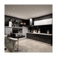 China Veneer Finished Kitchen Cabinets for Top and Melamine Board Carcase Material from YALIG for sale