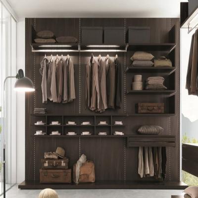 China 2024 Modern Bedroom Furniture Moisture Resistance MR HDF Board Wood Wardrobe Closets for sale