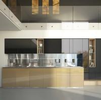 China Veneer Finished Kitchen Cabinets for Top and Melamine Board Carcase Material from YALIG for sale