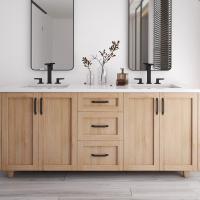 China 30-48 Inch MDF Cabinet Standing Vanity Chinese Bathroom Vanity with Sink and Mirror for sale