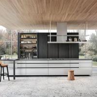 China YALIG Melamine Designs Standard Overlay Armoire De Cuisine for Sophisticated Kitchens for sale