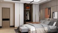 China Modern Style High End Walk-in Wardrobes Made of MR HDF Board for Customized Bedrooms for sale