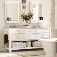 China European Antique Free Standing Wall Tile Sink Bathroom Vanity with Sintered Stone Top for sale