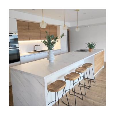 China Customized I Shaped Kitchen Modular Cabinet 2024 with Melamine Board Carcase Material for sale