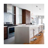 China Customized I Shaped Kitchen Modular Cabinet 2024 with Melamine Board Carcase Material for sale