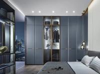 China Modern Bedroom Furniture Professional Material HDF Board Walk-in Wardrobe for Bedroom for sale