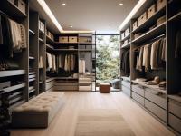 China Modern Bedroom Furniture Professional Material HDF Board Walk-in Wardrobe for Bedroom for sale