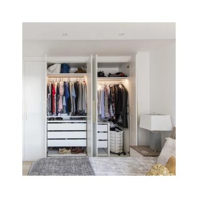 China Home Furniture Contemporary Style Moisture Resistance Wooden Bedroom Closet Wardrobe for sale