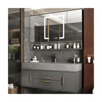China Smart Mirror Touch Screen LED Lighted Salon Wall Cabinet with Mirror in Bathroom for sale