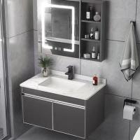 China Smart Mirror Touch Screen LED Lighted Salon Wall Cabinet with Mirror in Bathroom for sale