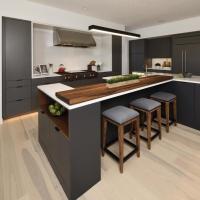 China Blum Hardware European Style Polymer Sheet Kitchen Cabinet Set Highly for OEM/ODM Needs for sale