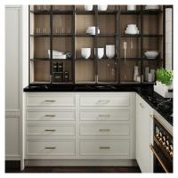 China Apartment Shaker Style Standard Modular Solid Wood Kitchen Cabinet Doors And Drawer Fronts for sale