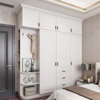 China 2024 Modern Furniture Bedroom Wardrobe Closets with Moisture Resistance in Wooden for sale