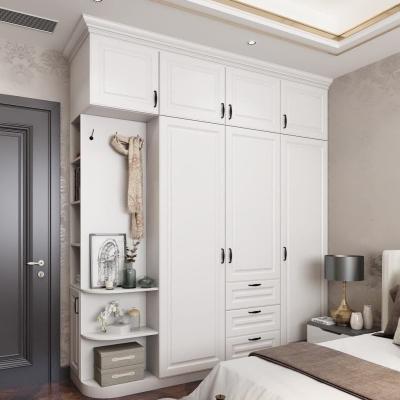 China 2024 Modern Furniture Bedroom Wardrobe Closets with Moisture Resistance in Wooden for sale