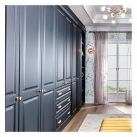 China End Black Lacquer Finish Customized Modern Minimalist Design Closets for Bedroom for sale