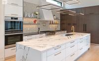 China Custom Luxury Kitchen Furniture with Italian Designs Countertop Material Quartz Stone for sale