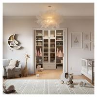 China Directly Sells Solid Wood Children Wardrobe for Storage Contemporary Design for sale