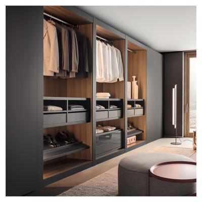 China Modern Design Walk-in Closet Professional Bedroom Furniture with Hanging Storage for sale