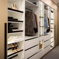 China Modern Design Walk-in Closet Professional Bedroom Furniture with Hanging Storage for sale