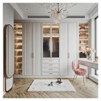 China Modern Design Walk-in Closet Professional Bedroom Furniture with Hanging Storage for sale
