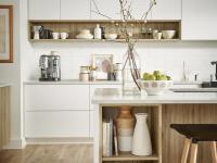 China 2024 U Shape Kitchen Cabinets with Island The Perfect Combination of Style and Function for sale