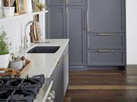China 2024 Modern Style Fiberglass Design for Domestic Kitchen Cabinet in Villa/Apartment for sale