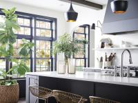 China 2024 Modern Style Fiberglass Design for Domestic Kitchen Cabinet in Villa/Apartment for sale