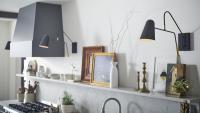 China 2024 Modern Style Fiberglass Design for Domestic Kitchen Cabinet in Villa/Apartment for sale