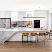 China Customized Veneer Color Dark Pantry Unit Kitchen Cabinets with Inside Accessories for sale