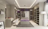 China Home Furniture Wooden Lacquer Sliding Door Wardrobe for Customized Size in Modern White for sale