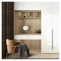 China Modern Wooden Dressing Table With Mirror for Bedroom Wall Cabinet and Clothes Wardrobe for sale