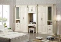 China Customized Bedroom European Style Sliding Door Corner Wardrobes with NO Folded Design for sale