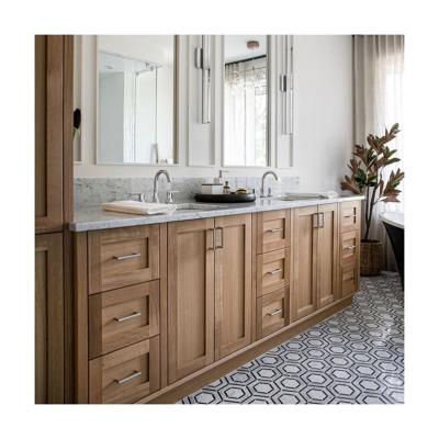 China Basin Oak Uv Sink And Include Countertop Smart Bathroom Vanity Cabinet 38-46 in Width for sale