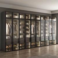China Glass Door Wardrobe for YALIG Simple Style Bedroom Furniture Professional Customization for sale