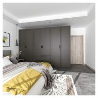China High End Melamine Baseboard Wardrobe Closet for Luxury Hotel Villa Apartment Project for sale