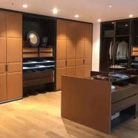 China High End Melamine Baseboard Wardrobe Closet for Luxury Hotel Villa Apartment Project for sale