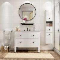 China Modern Style Vanity Combo Luxury Bathroom Vanities with Automatic Cabinet in Malaysia for sale
