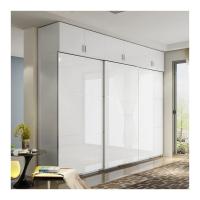 China Bedroom Furniture Latest Modern Simple 3 Door Wooden Sliding Wardrobe with 2D/3D Design for sale