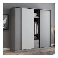 China Bedroom Furniture Latest Modern Simple 3 Door Wooden Sliding Wardrobe with 2D/3D Design for sale