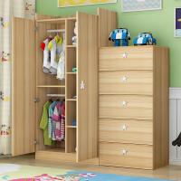 China Modern Style MDF Wooden Kid Fixable Design Bedroom Wardrobe with Smart Storage Closet for sale