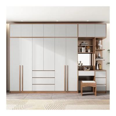 China Adjustable Glass Mirror Dressing Wardrobe for Modern Bedroom Organization Solutio for sale