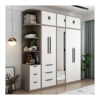 China Single Door Cloth Hanging Design DIY Designer Wardrobe For Clothes in a Modern Villa for sale