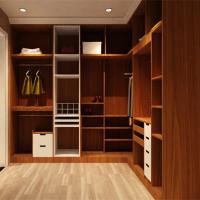 China Modern Style Wooden Bedroom Combination Walk-in Closet for Home Villa Hotel Apartment for sale